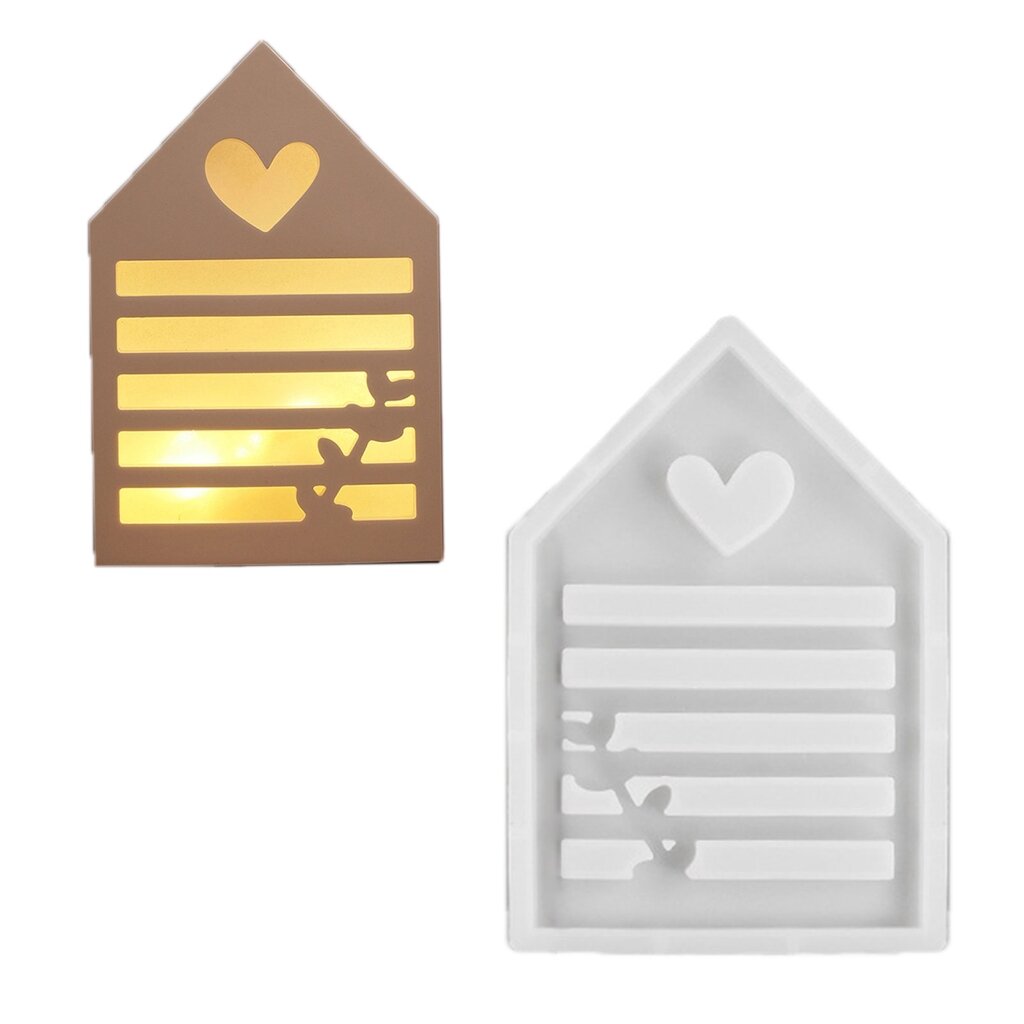 Силиконовые Формы Love House Ручной Работы Для Заливки Форм, Формы Для Штукатурок, Формы для Литья Эпоксидной Смолы, Формы для Украшения дома