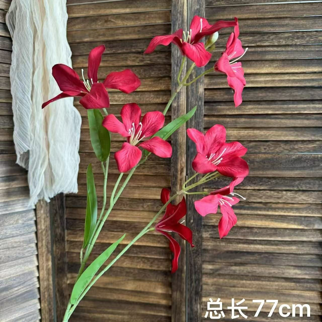 Красная серия искусственных цветов, китайское свадебное украшение, DIY цветочная композиция, искусственные цветы, наземная композиция, декоративные цветы для сцены