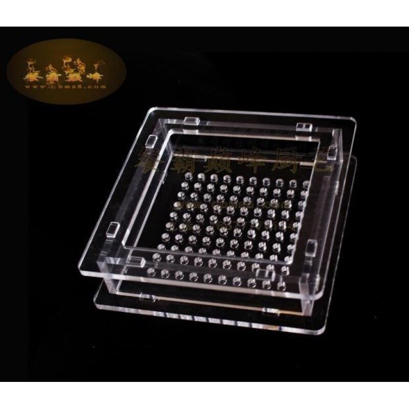 Генератор икры для молекулярной кухни, 100 отверстий, инструмент для молекулярной кухни, коробка для икры, генератор икры