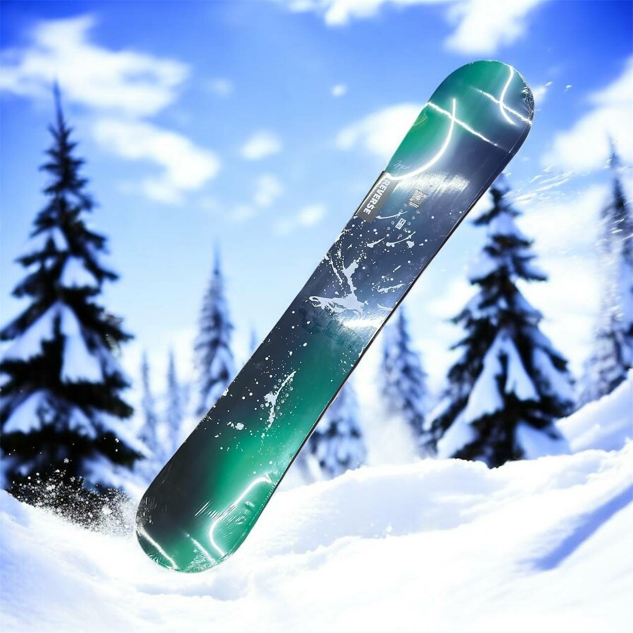 Сноуборд BREND REVERSE ORIGINAL Zginnik Pro, 161 см, сине-зеленый