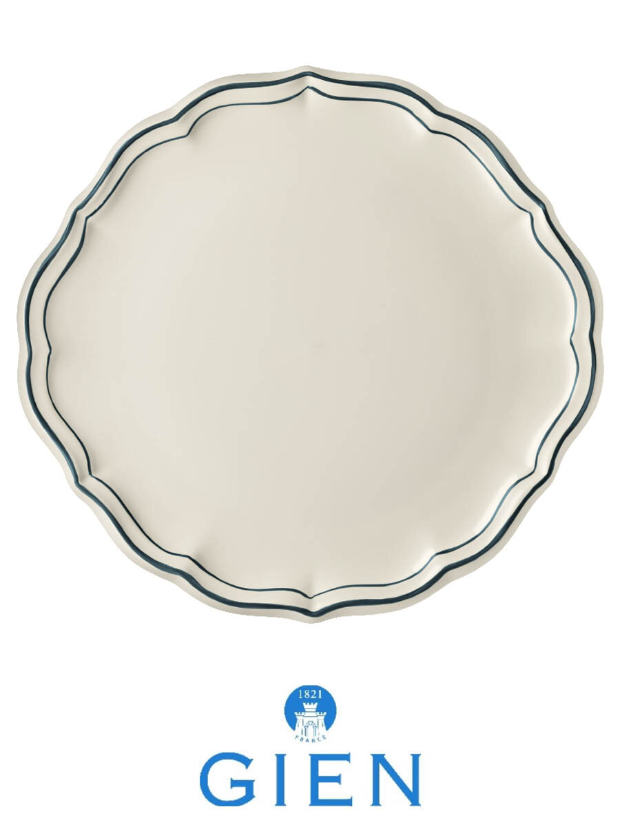 Блюдо для торта Gien Acapulco, 31.7 см, фаянс, Франция, коллекция Acapulco