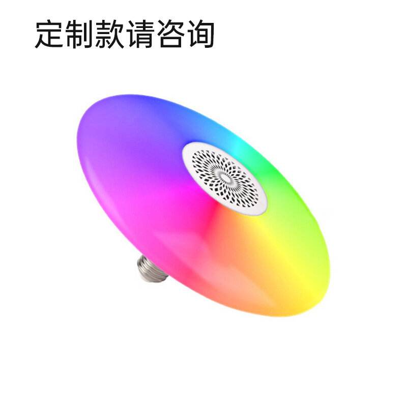 Светодиодная Bluetooth-колонка с высокой мощностью, музыкальная UFO-лампа, цветная, с умным пультом управления, UFO-колонка-лампочка
