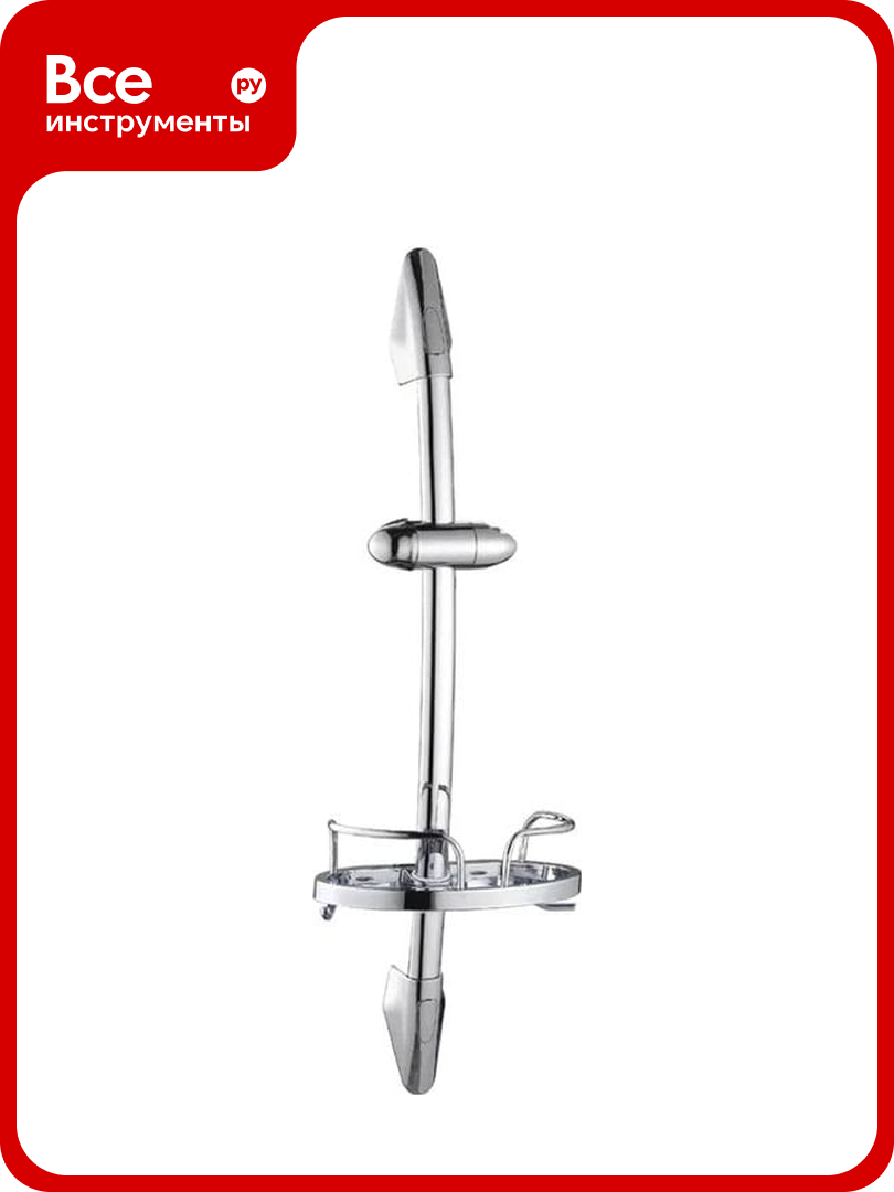 Стойка для душа GOTA ROCIO с мыльницей, металл G99019 1/10 99019-GOTA