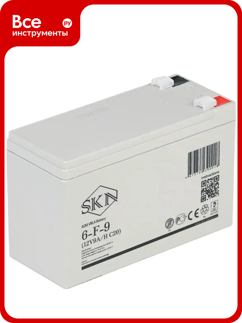 Аккумулятор для ИБП SKN 6-F-7 (12V7A/H C20) 025250