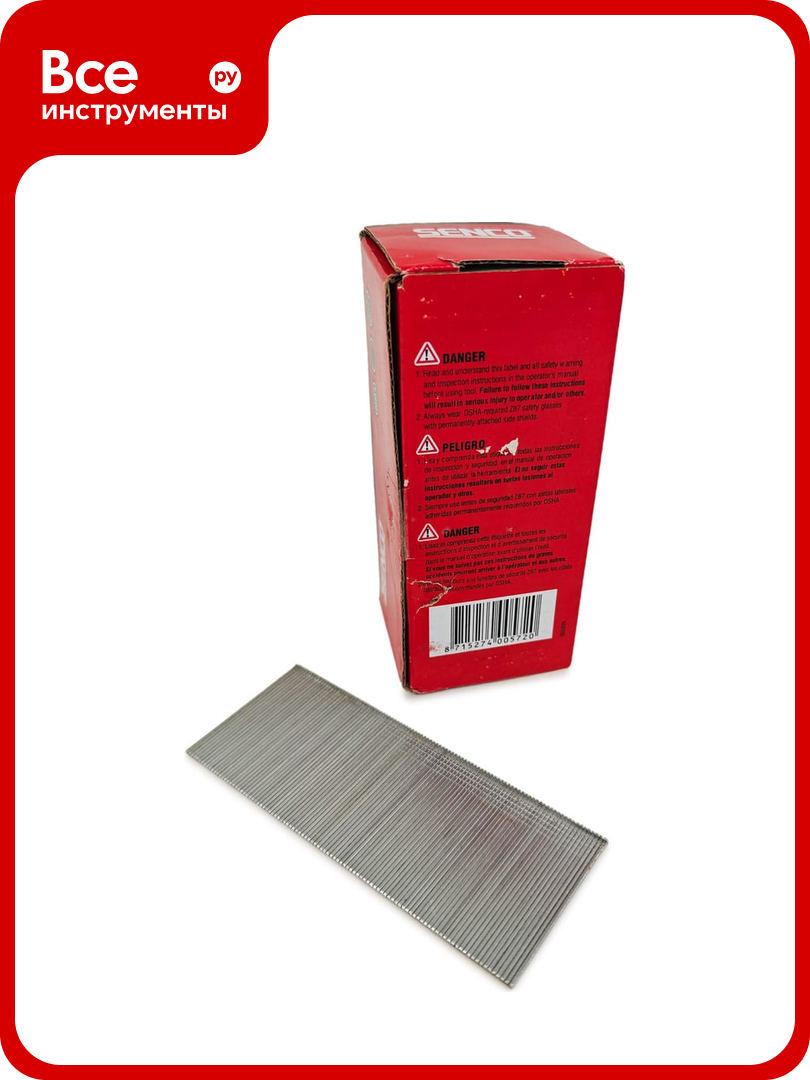 Отделочные гвозди Senco AX 18ga 50 мм Цинк 5000 шт. AX21EAAP