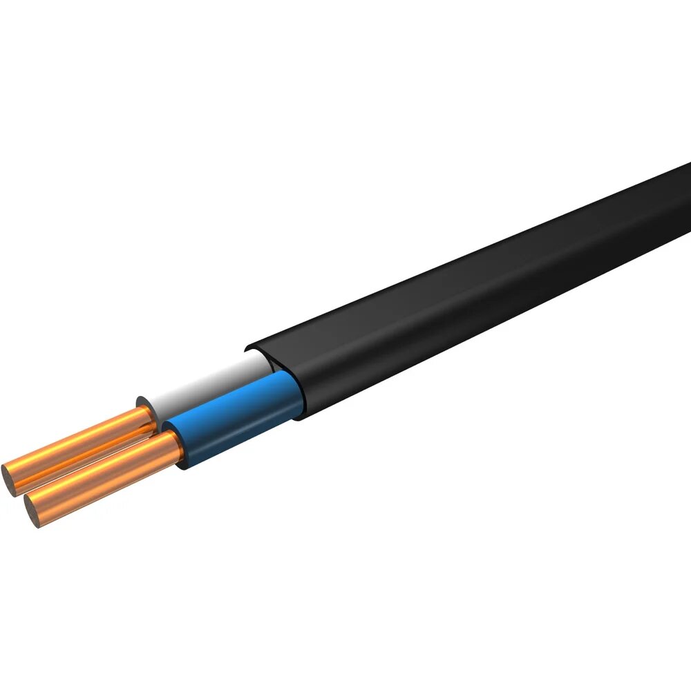 Кабель, ВВГ-П, iTOK ВВГ-П нг(А) LS 2x4 ГОСТ (10 метров) i-KPP-VVGNG-LS-240-10, электроснабжения и питания оборудования