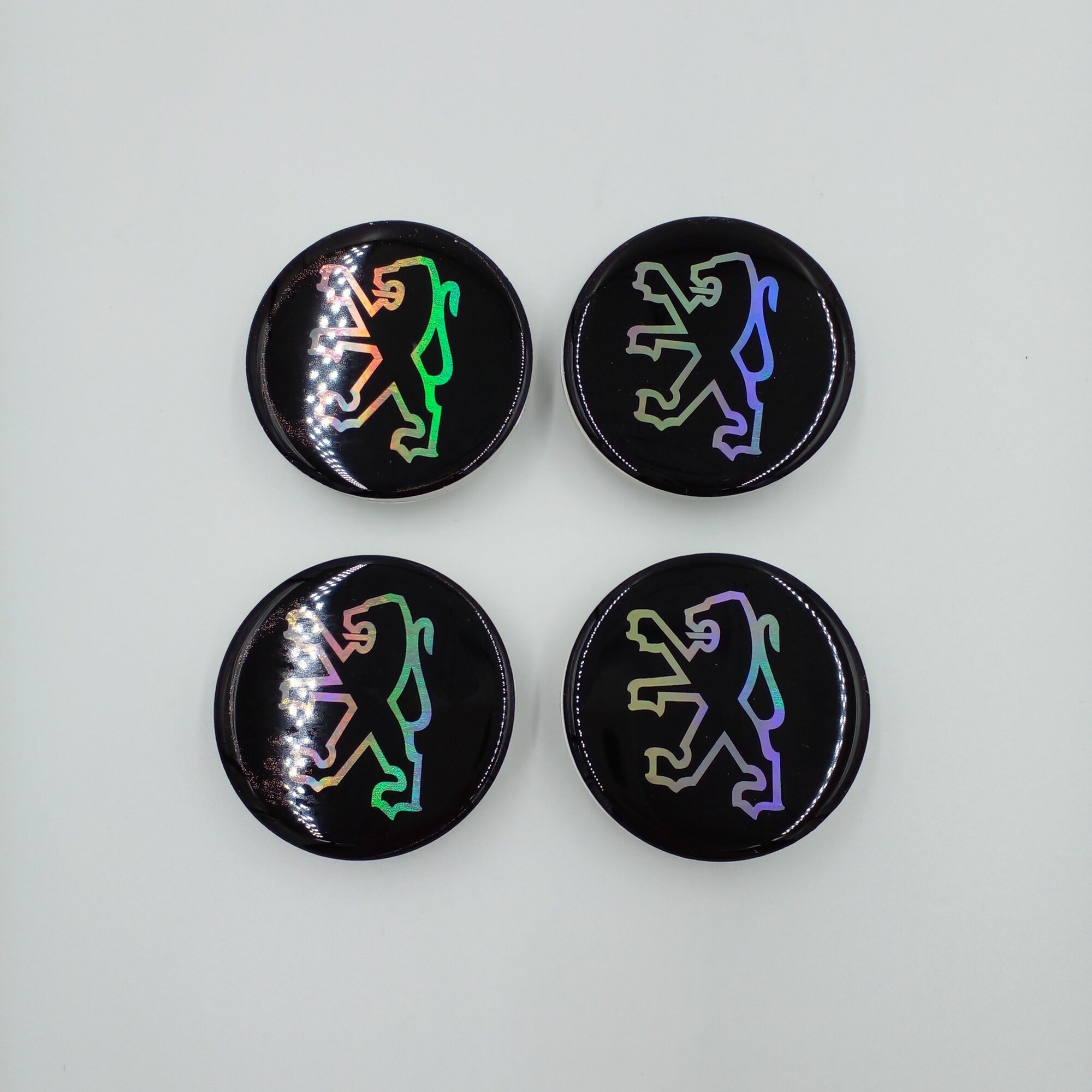 Колпачки заглушки на литые диски с эмблемой 54 мм 4 шт