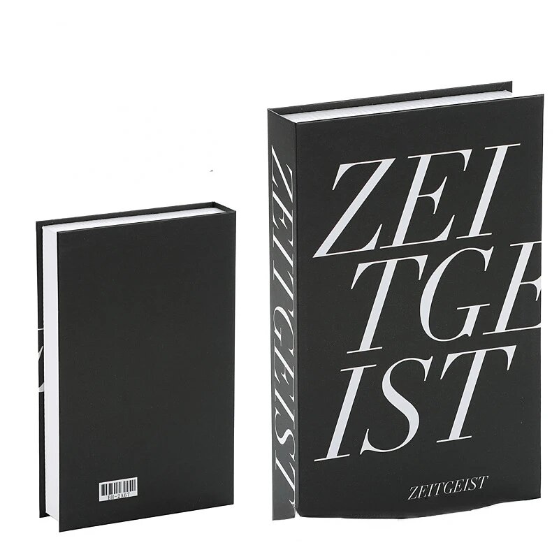 Декоративная книга "Zeitgeist" черная