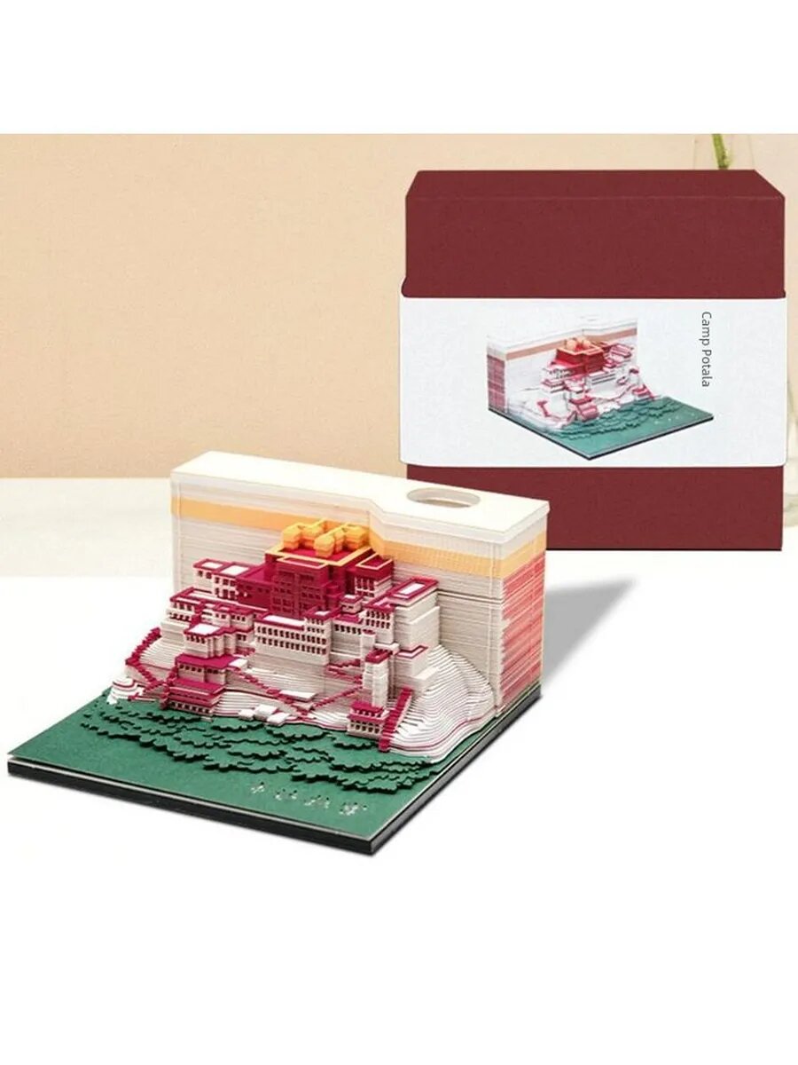 3D Блокнот (Заметки Потала, акриловый бокс)