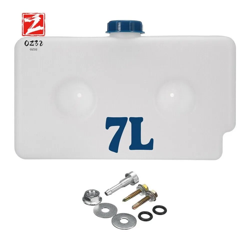 (A H Q K) Универсальный пластиковый топливный бак 7 л, масляный бензиновый бак, воздушный парковочный обогреватель, совместим с автомобиля, дом на колесах, инструмент