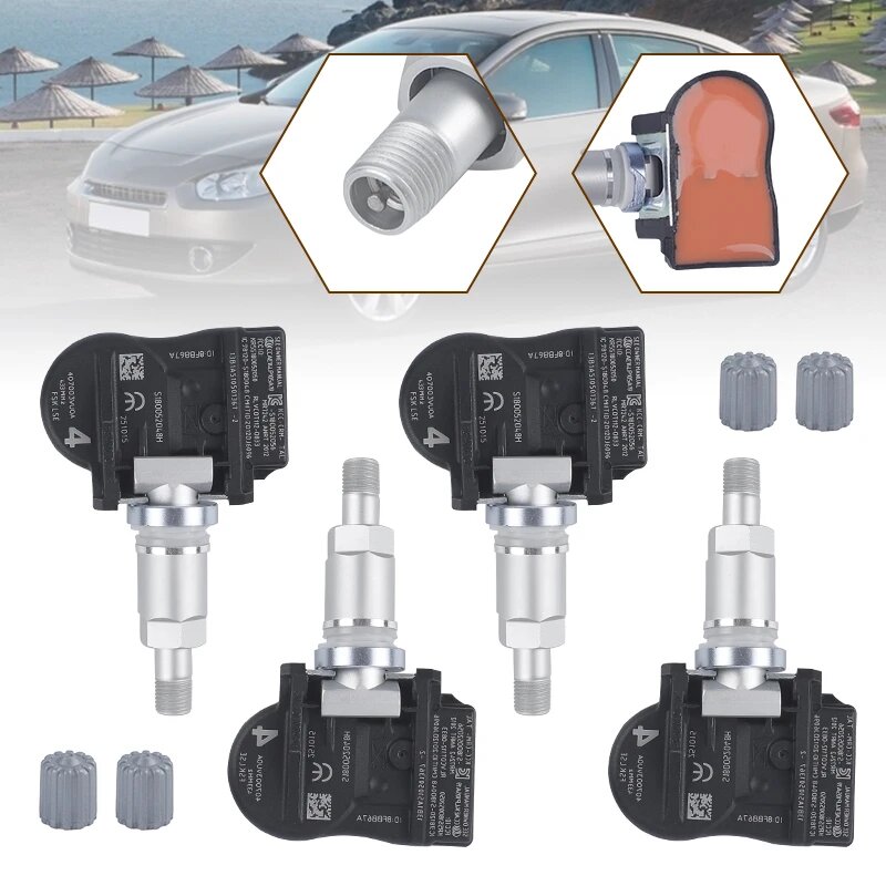 Датчики TPMS 4шт для Nissan Juke Qashqai X-Trail