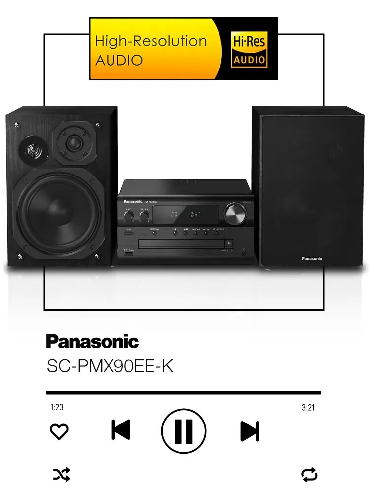 Музыкальный центр SC-PMX90EE-K