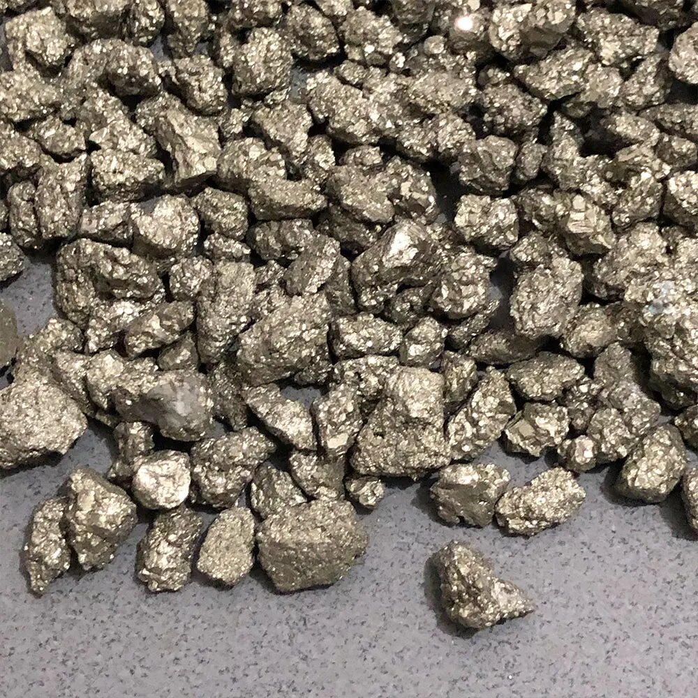 Натуральные каменные крошки халькопирит-пирит 500g(1.1LB) pack