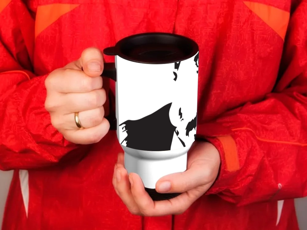 Тремокружка для авто с принтом "Актер, голливуд, джонни депп" 0.5 л.