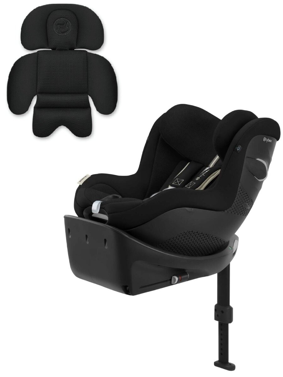 Автокресло Cybex Sirona Gi I-SIZE Plus 0/1 (кресло + база) moon black (С рождения)