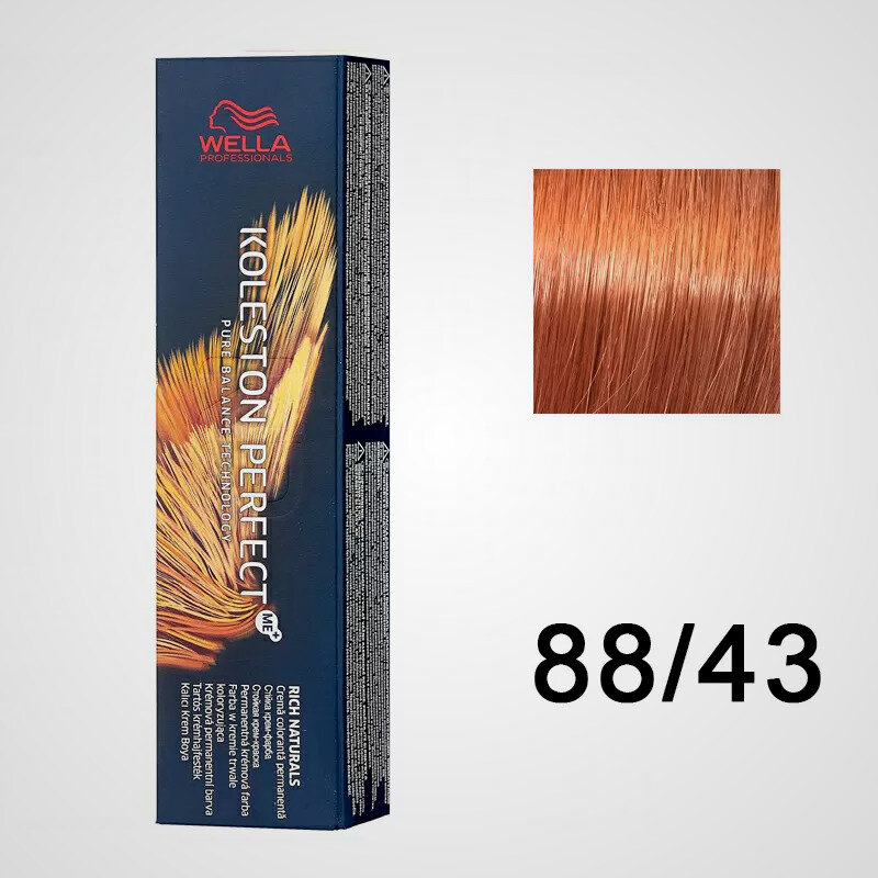 88/43 Стойкая крем краска Koleston 60мл WELLA Koleston perfect 88/43 Краска 60 мл