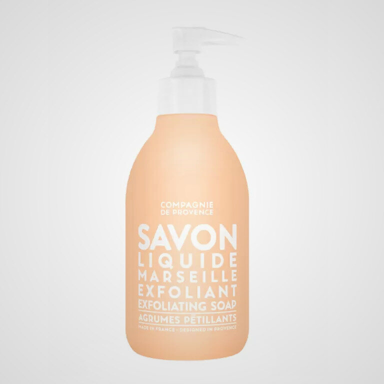 Жидкое мыло-скраб для тела и рук грейпфрут, бергамот, лайм 300 мл COMPAGNIE DE PROVENCE Exfoliating Liquid Marseille Soap Мыло 300 мл