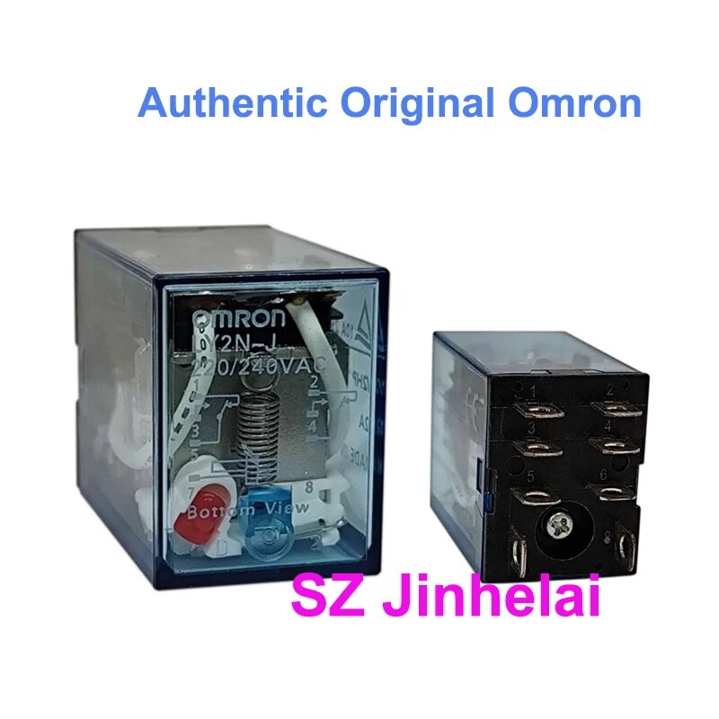 Оригинальные реле Omron LY2N-J 8-контактные LY2N-J 220VAC