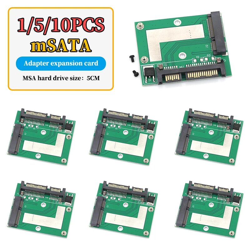 PCIE SSD Адаптер mSATA на 2.5 дюйма 1Pcs