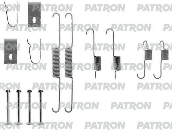 Комплект монтажный тормозных барабанных колодок PATRON PSRK0047 Kia: Sephia 95-, Sephia Седан 93-, Shuma 97-01, Shuma Седан 96-01