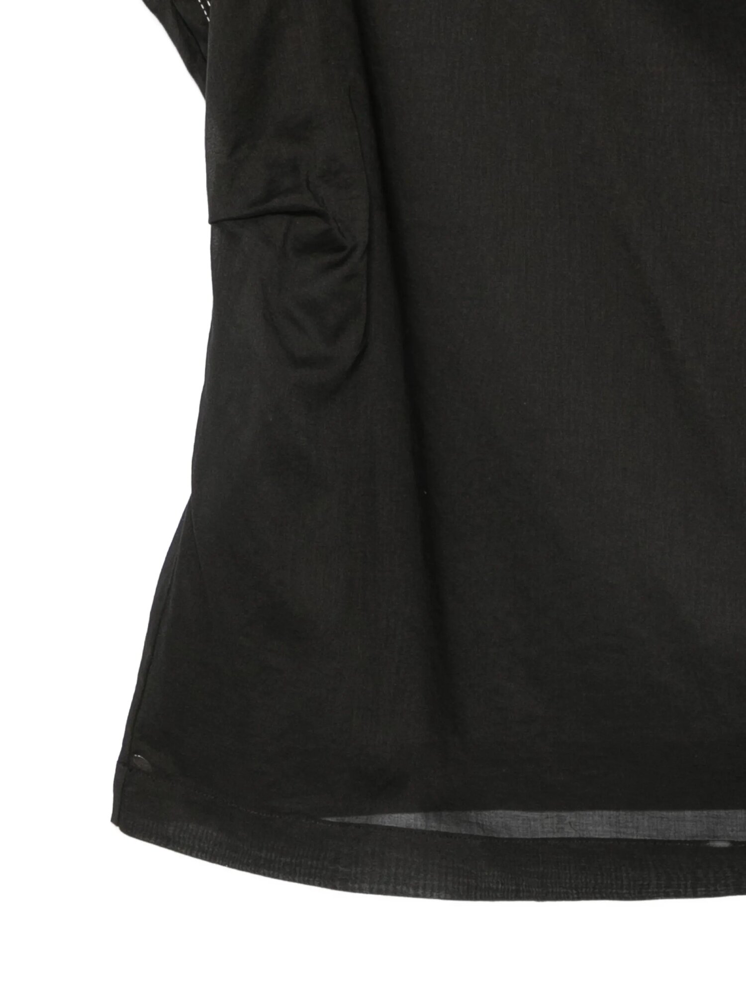 Топ Tela Contrast-stitch top, размер 44, black/black — фото 1