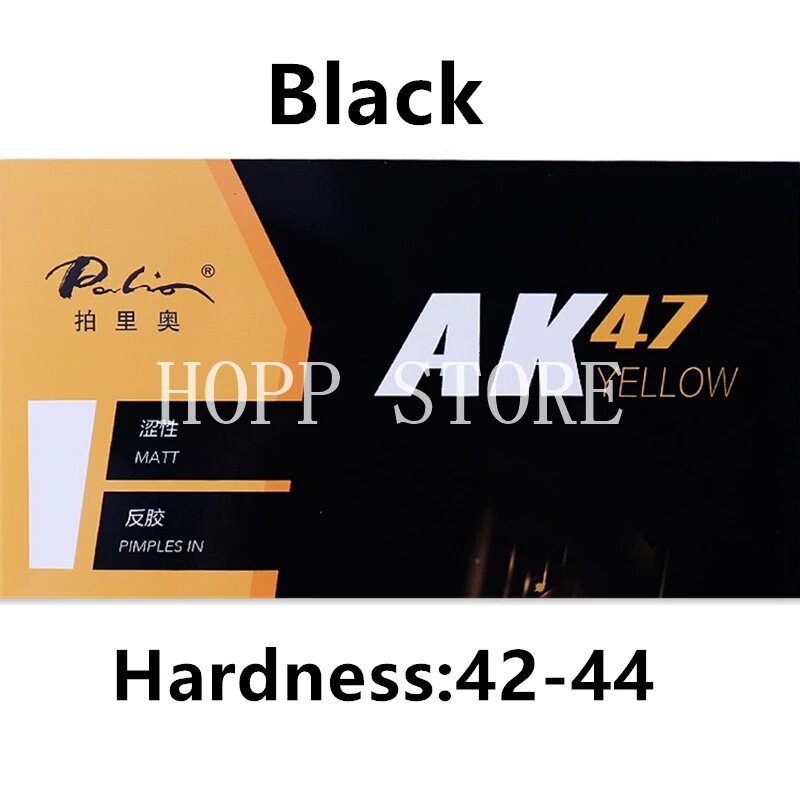 Palio AK47 Black резина для настольного тенниса, Hardness: 42-44