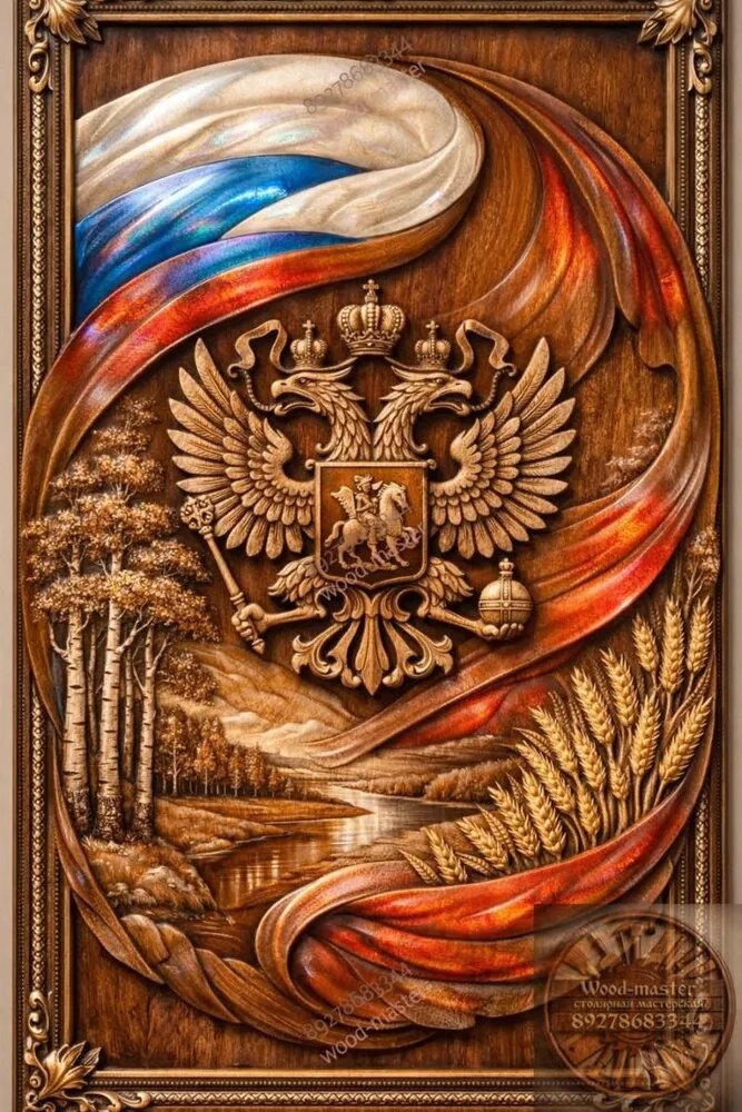 Рельефная металлическая вывеска (20х30см)