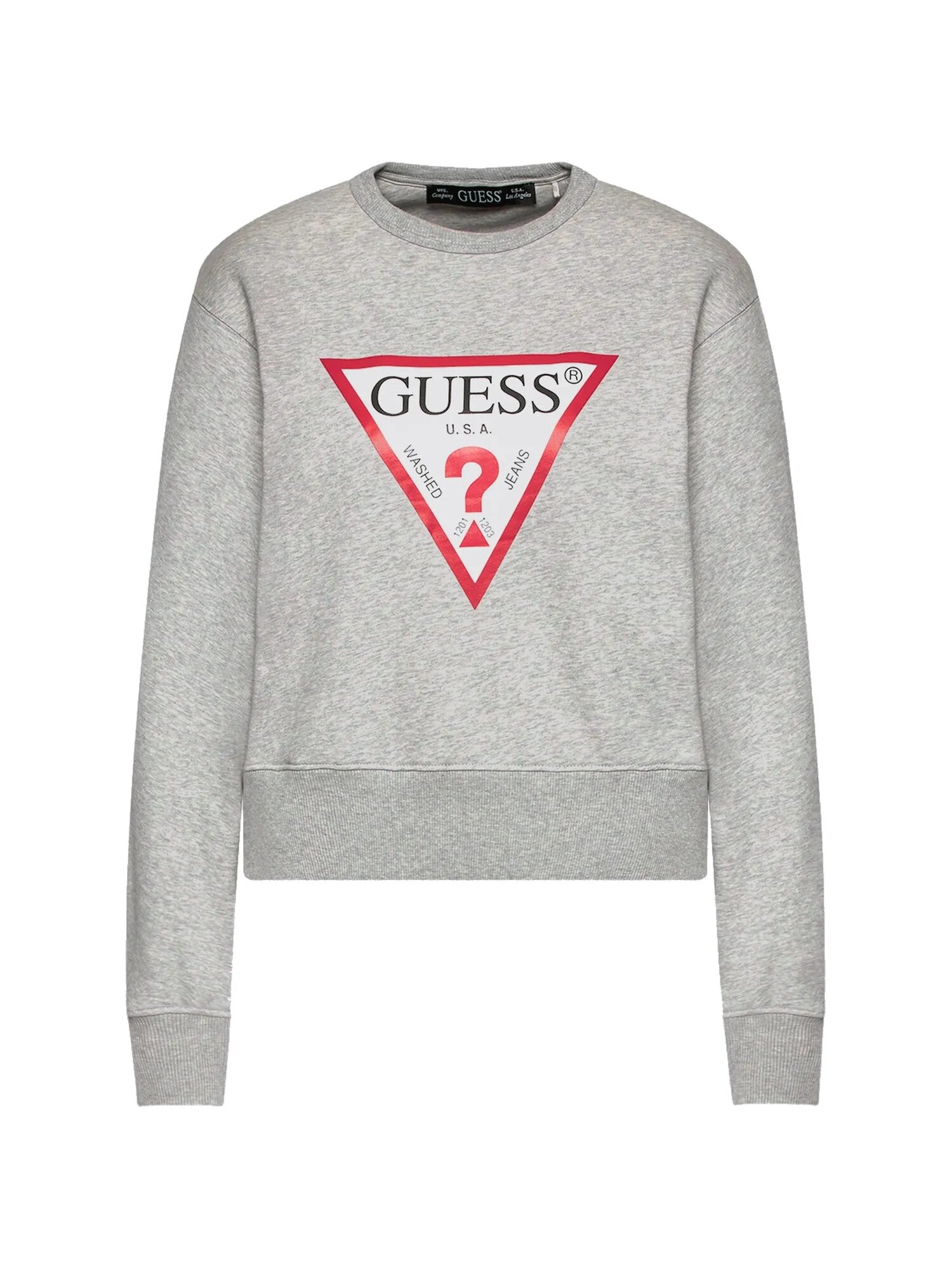Толстовка GUESS, размер L, , серый