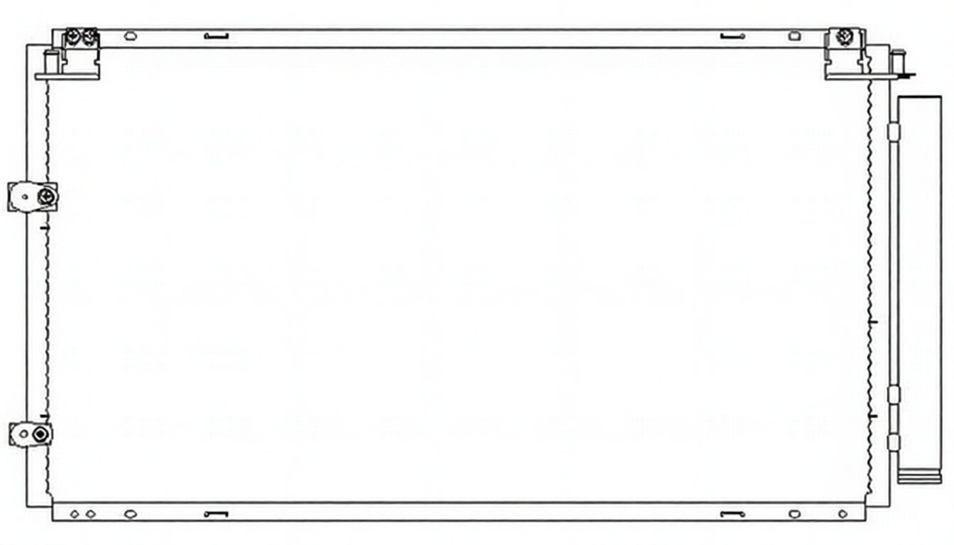 Радиатор TOYOTA CAMRY 2.4/3.0 01- 54619802 Sakura арт. 54619802
