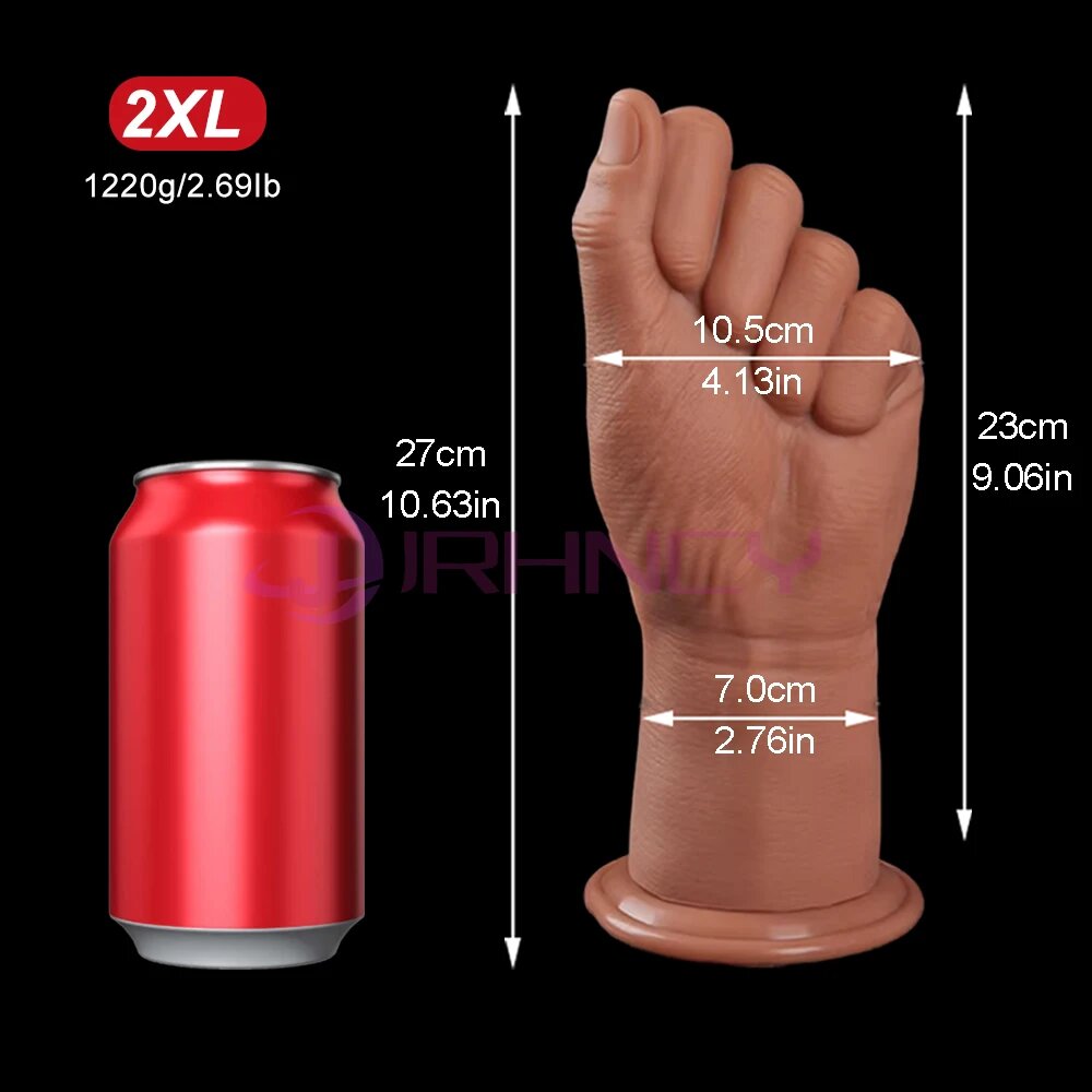 Силиконовый анальный плаг 2XL, 27 см