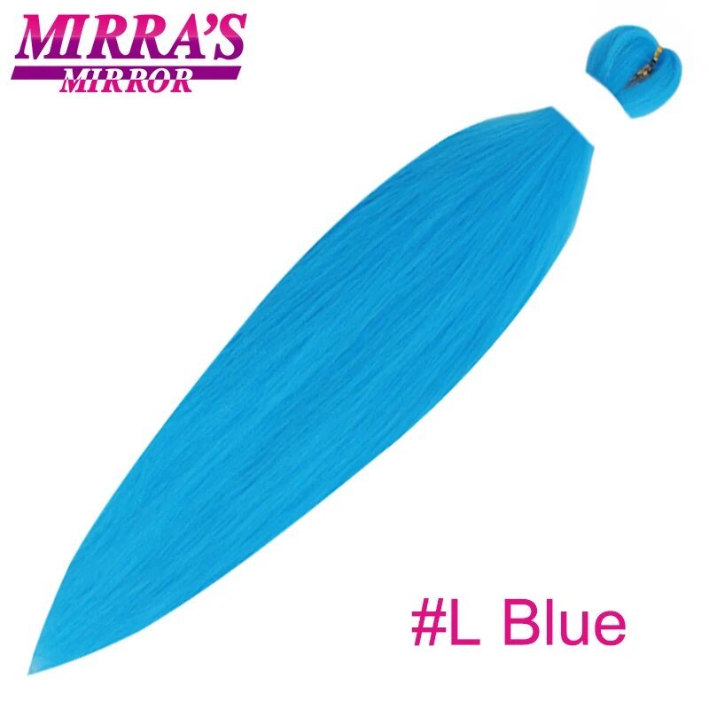 Синтетические косы Mirra's Mirror 20-26 дюймов фиолетовые 26 дюймов, L Blue