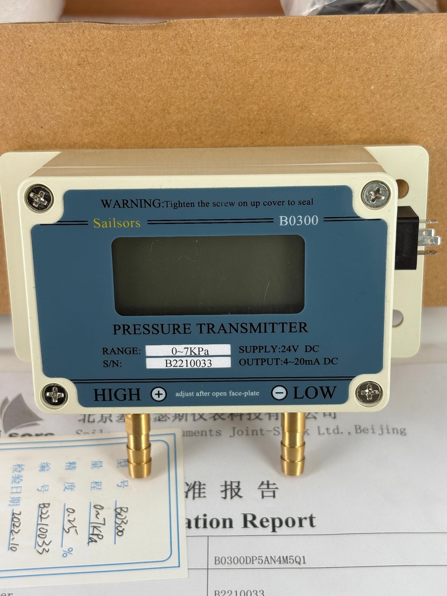 Sailsors B0300DP5AN4M5Q1 Промышленный датчик давления