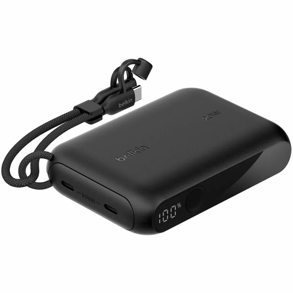 Внешний аккумулятор Belkin BoostСharge Power Bank 10000mAh 2*USB-C 20W с цифровым дисплеем. Цвет: черный.