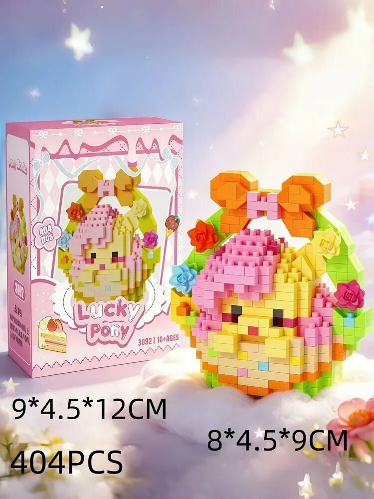 Мини-конструктор, 3D фигурка/игрушка из мультиков,