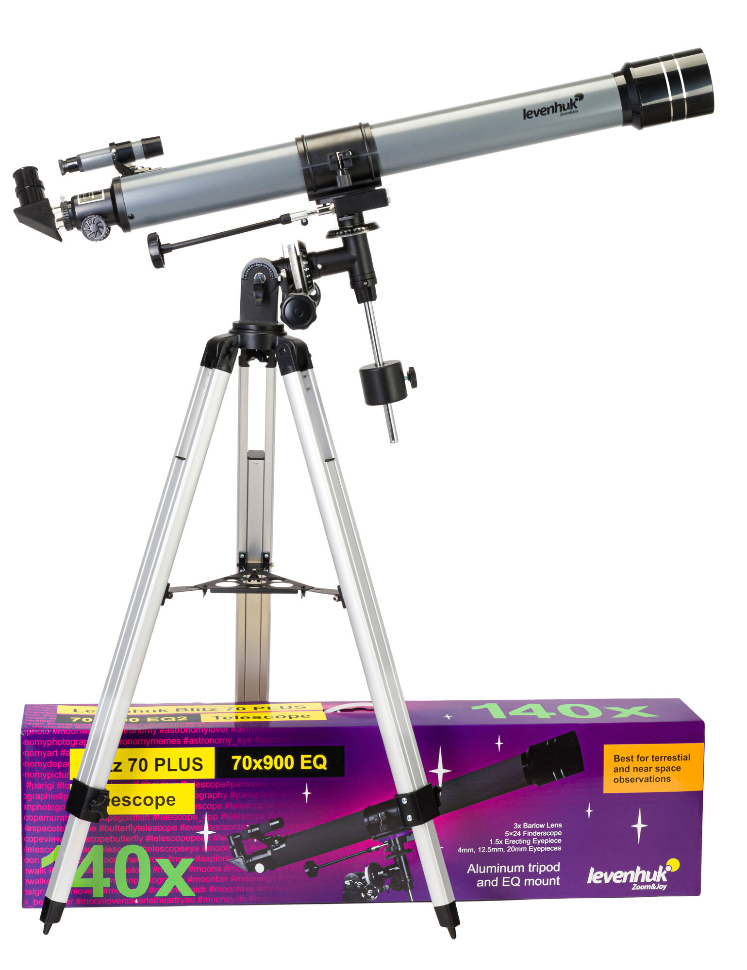 Телескоп Levenhuk Blitz 70 PLUS — фото 1
