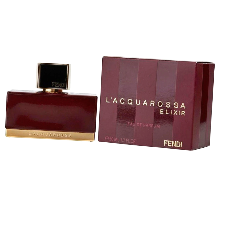 Парфюмерная вода Fendi L Acquarossa Elixir для женщин 50 мл - Фенди Лакваросса Эликсир флакон
