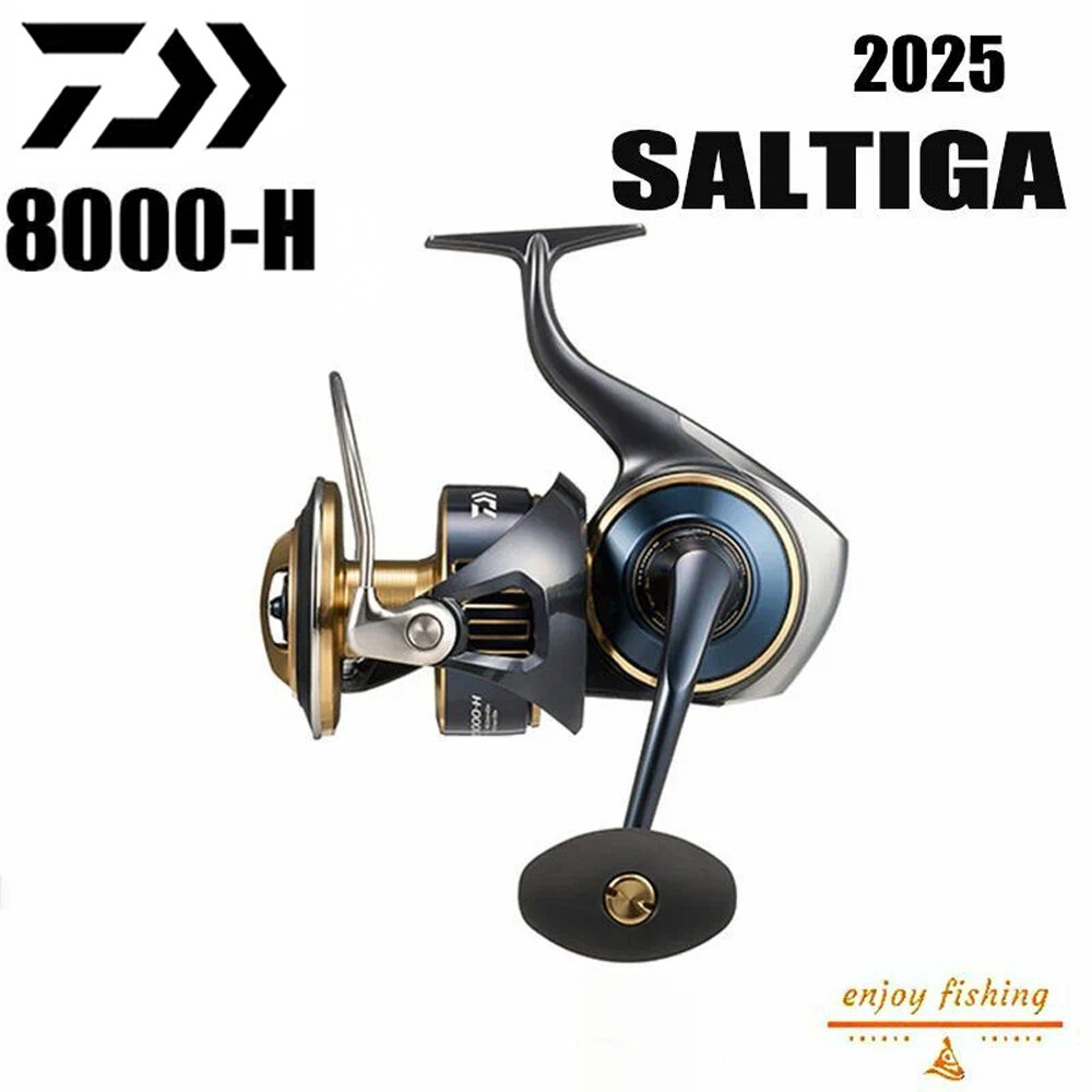 DAIWA 2025 SALTIGA 8000-H Рыболовная катушка спиннинговая для морской и пресноводной рыбалки