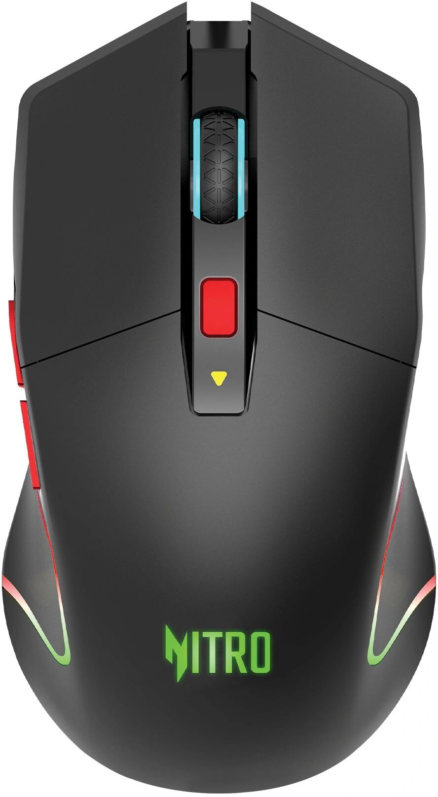 Мышь Acer Nitro OMR304 черный оптическая 3200dpi беспров. BT/Radio USB 6but (ZL. MCECC.01Z)