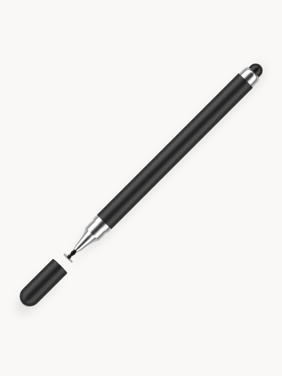 Стилус для рисования на смартфоне, планшете, универсальный, сенсорная ручка для телефона, черный
