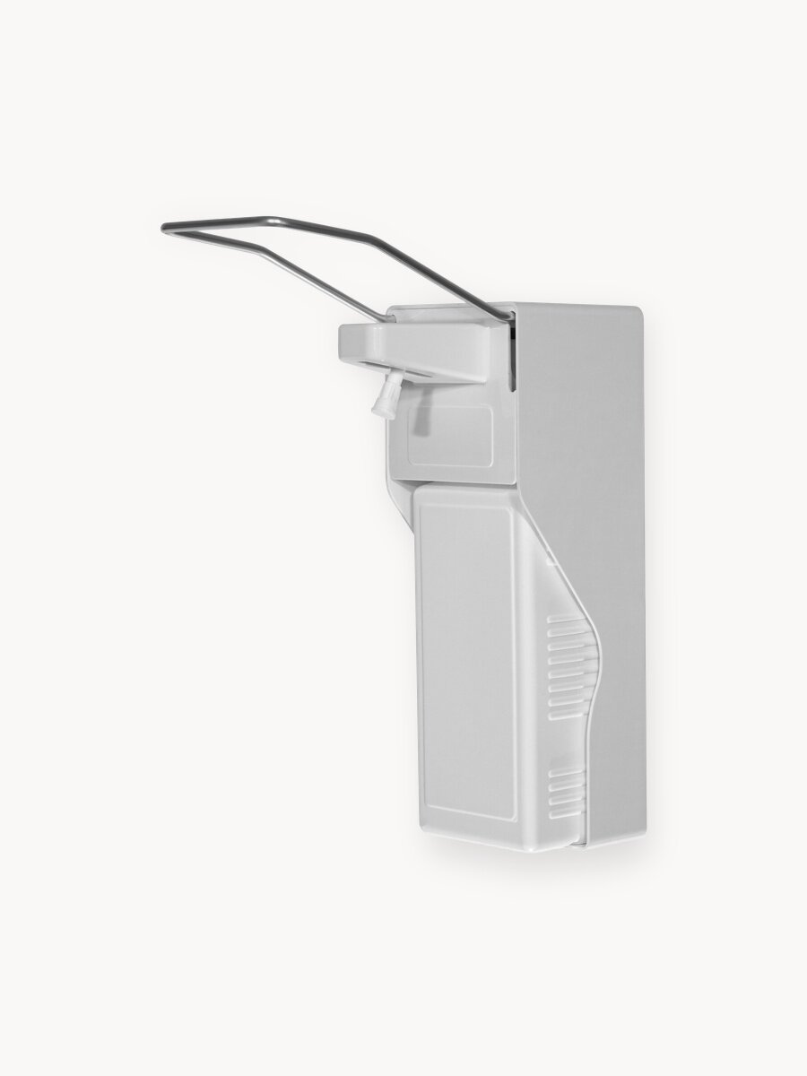 Дозатор локтевой для жидкого мыла и антисептика 1л (с флаконом и доп. помпой)