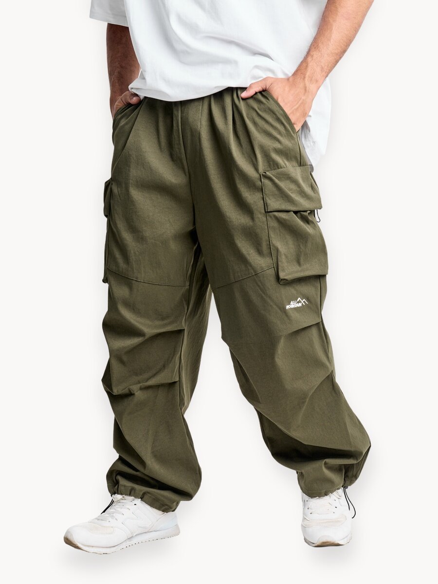 Брюки спортивные карго мужские оверсайз для сноуборда/горных лыж
