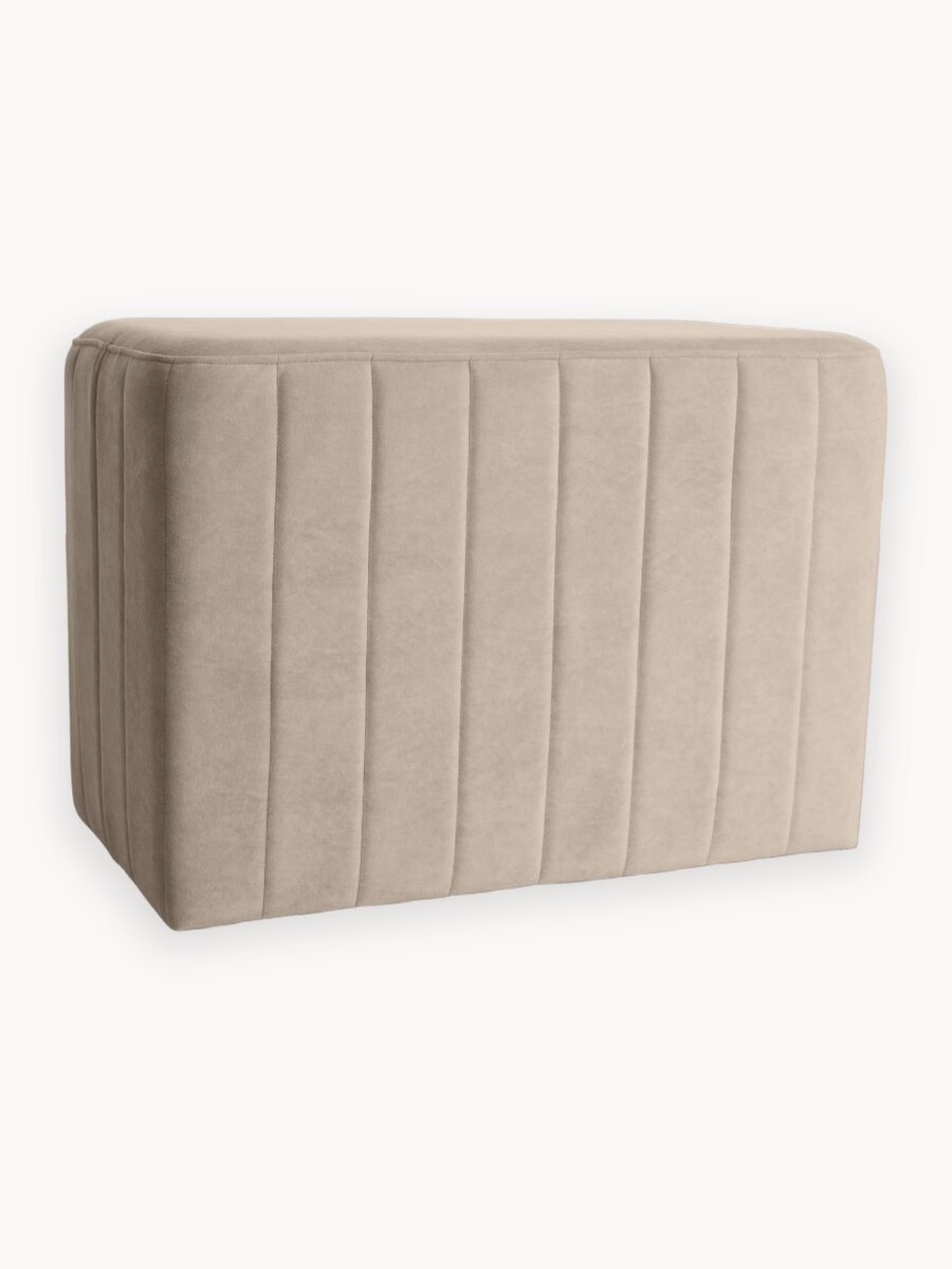 Банкетка пуфик в прихожую и спальню Davidoff-Pro, 62х34х44 велюровый прямоугольный