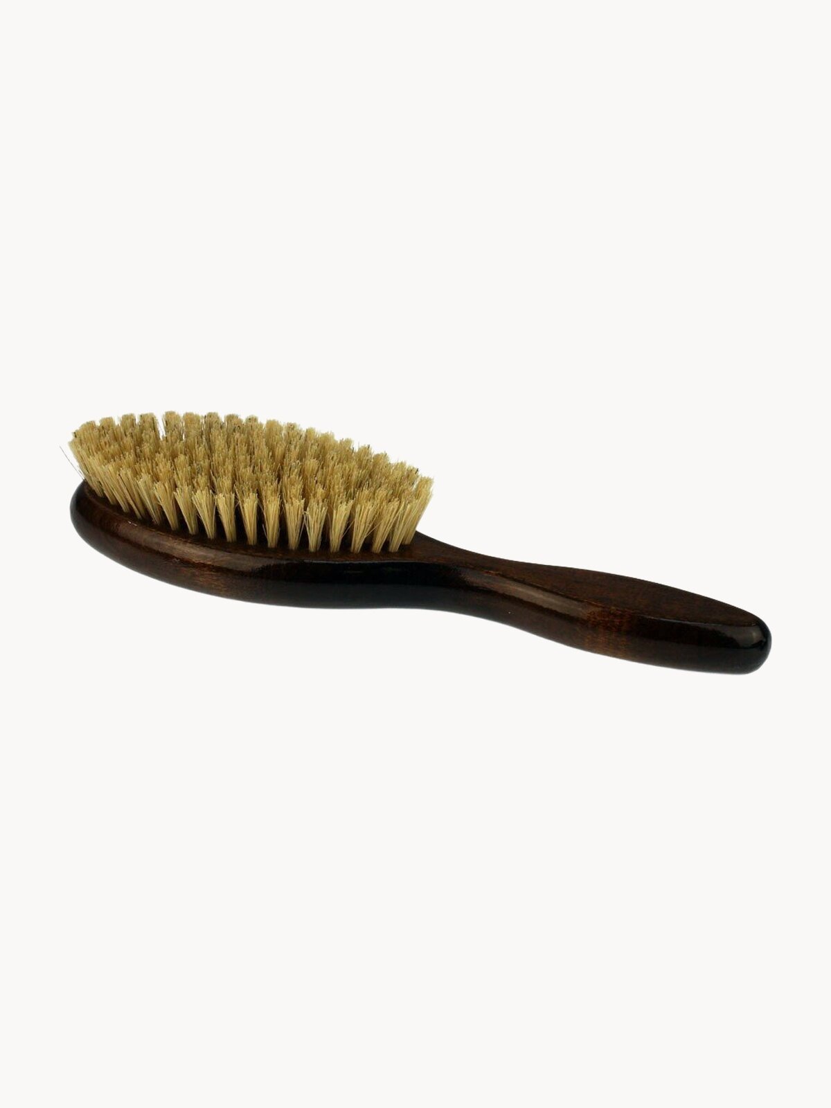 Овальная щетка для волос Магия Гуталина, кабан, колодка 23 см. береза, лак.