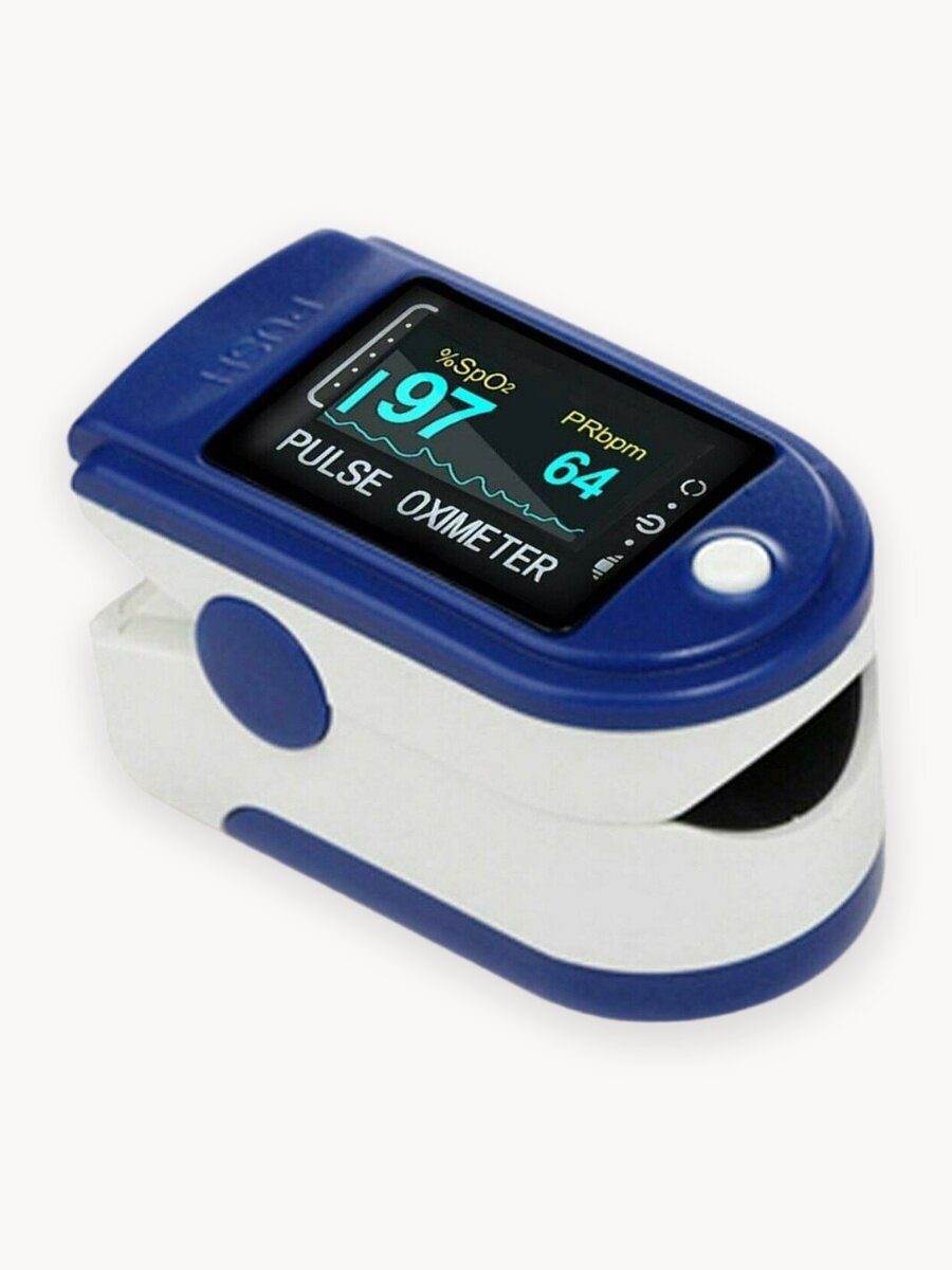 Пульсоксиметр (кислородомер, оксиметр) на палец Fingertip Pulse Oximeter LK 88