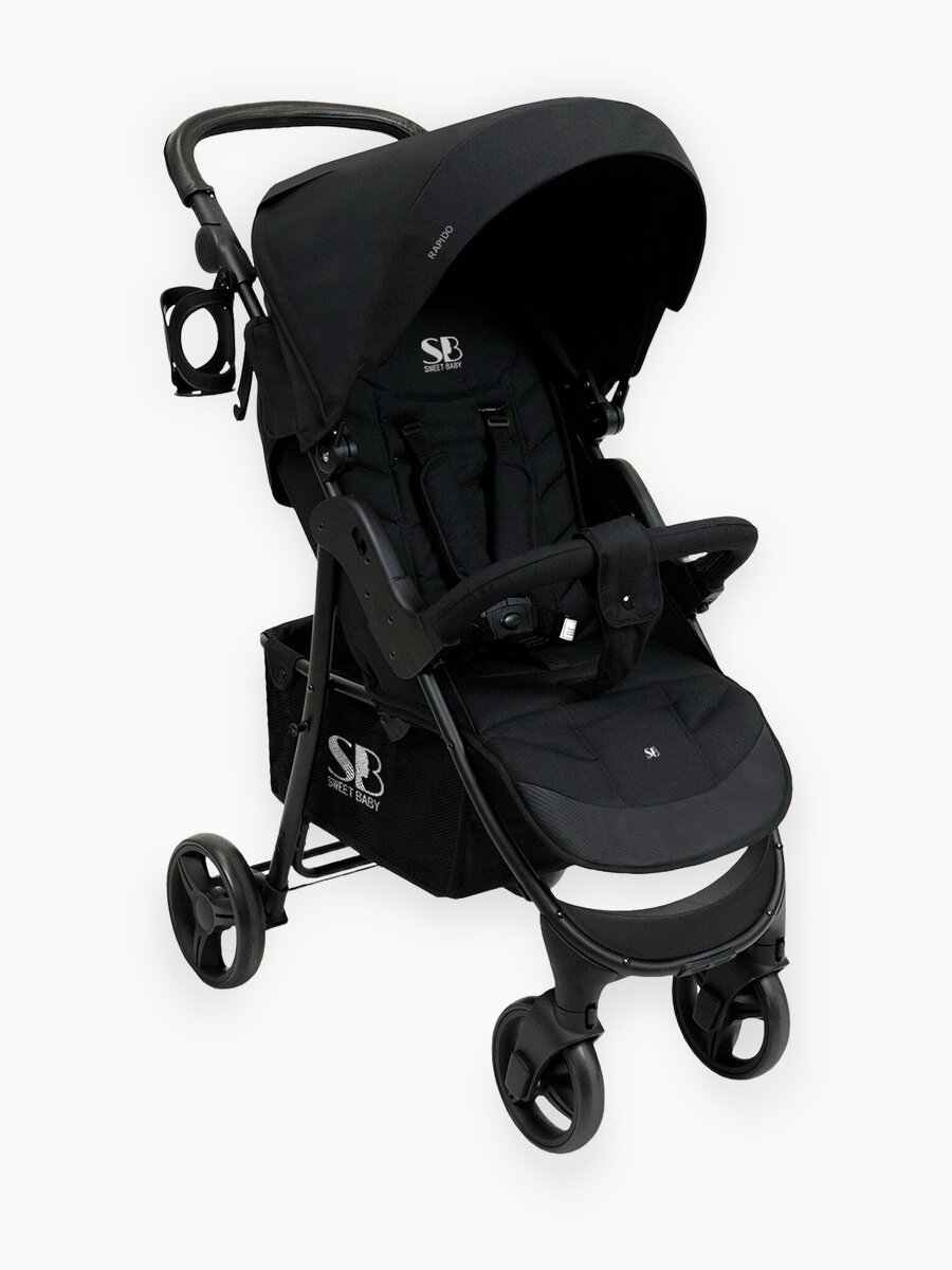 Прогулочная коляска Sweet Baby Rapido Black