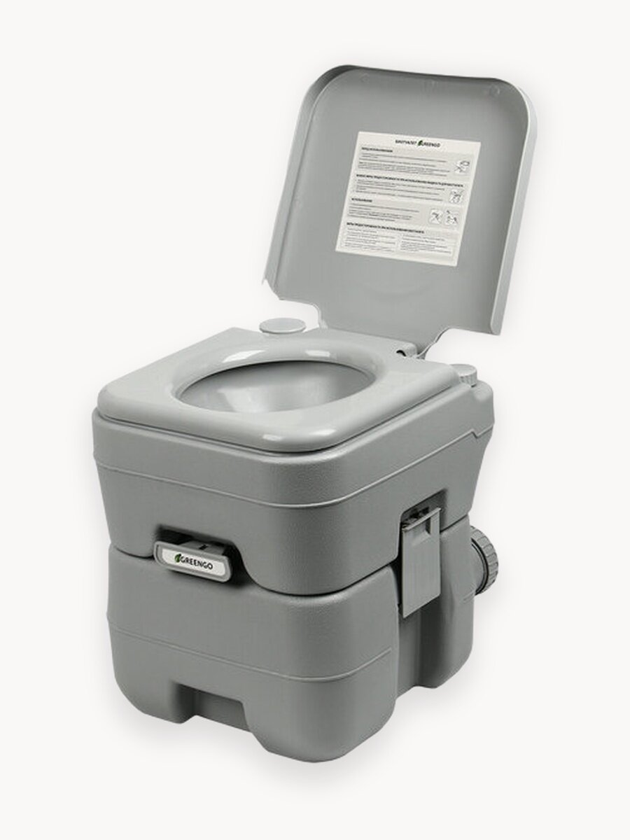 Биотуалет жидкостный, 20 л, съёмный бак, Greengo