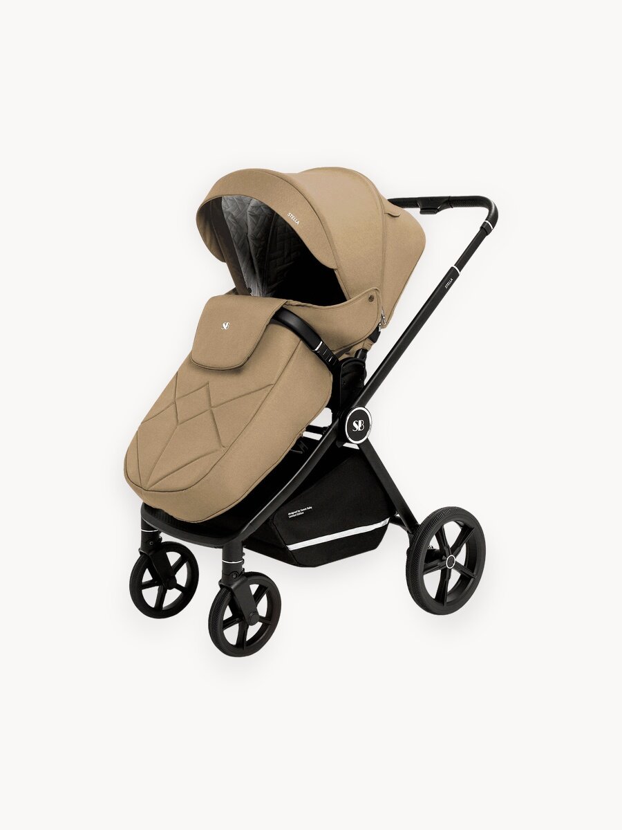 Прогулочная коляска c реверсивным блоком Sweet Baby Stella Beige