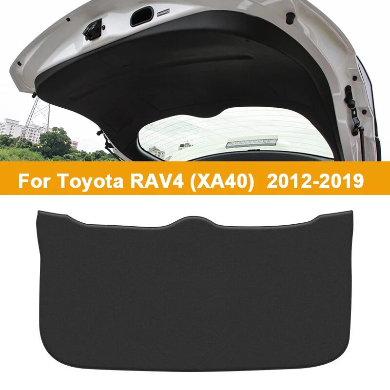 Для Toyota RAV4 XA50 XA40 XA30 2005-2022 2023 2024 2025 Задний багажник автомобиля, задняя дверь, противоударный защитный коврик, кожаный декоративный коврик