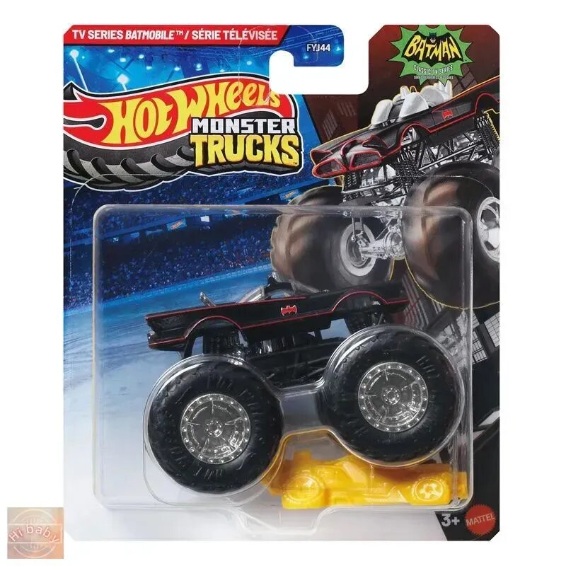 Машинка Mattel Hot Wheels Monster Trucks 2026 Монстр трак TV Series Batmobile