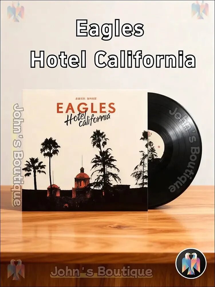 Eagles Hotel California LP Виниловая Пластинка 12 Дюймов Стандартное издание